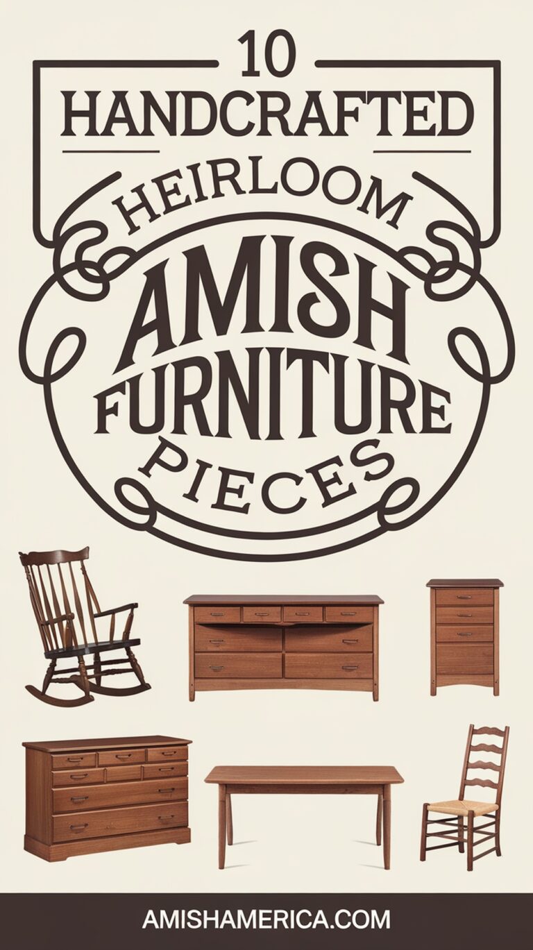 10 Handcrafted Amish Furniture Pieces That Will Last A Lifetime - Amish ...