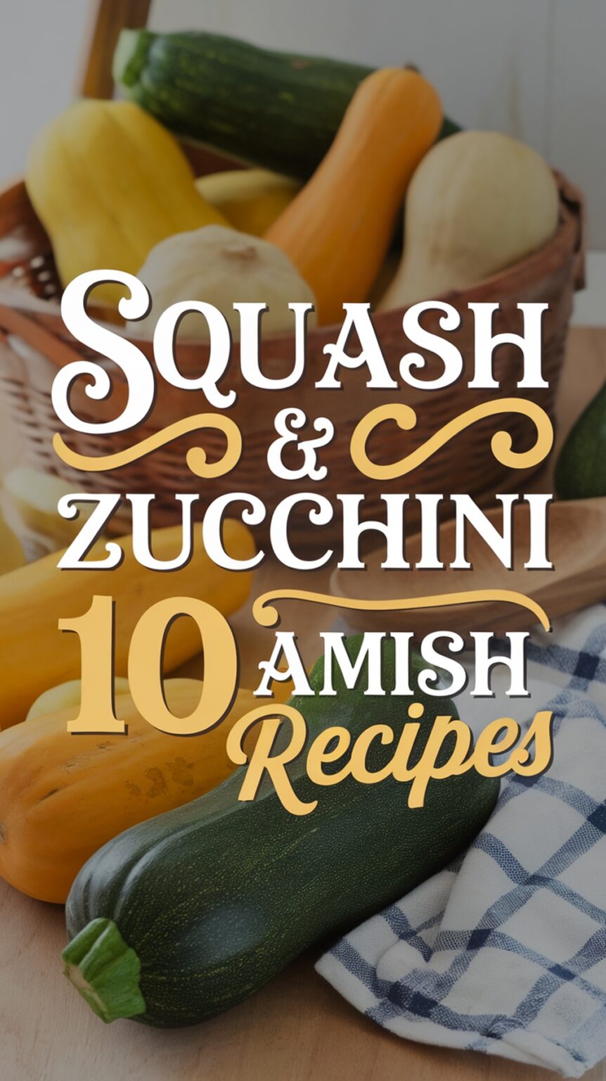 Fresh & Delicious: 10 Amish-Inspired Ways to Use Zucchini & Squash ...