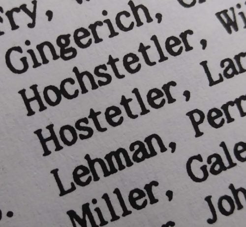 The Stories Of 5 Common Amish Family Names (Part 4) - Amish America