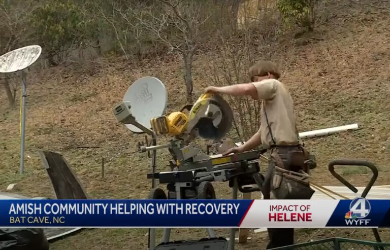 Bravo: Amish Still Helping Rebuild Western NC (Report from Bat Cave ...