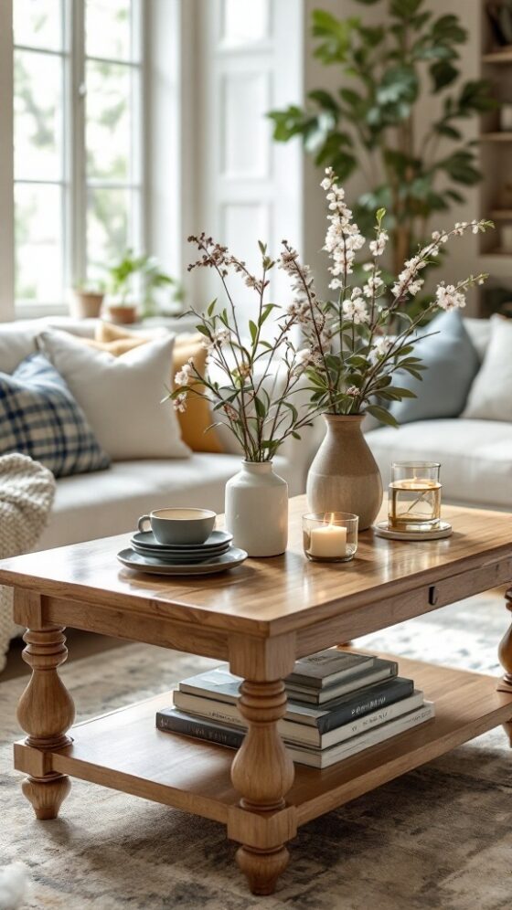 11 Stunning Amish-Style Coffee Tables to Transform Your Living Room ...